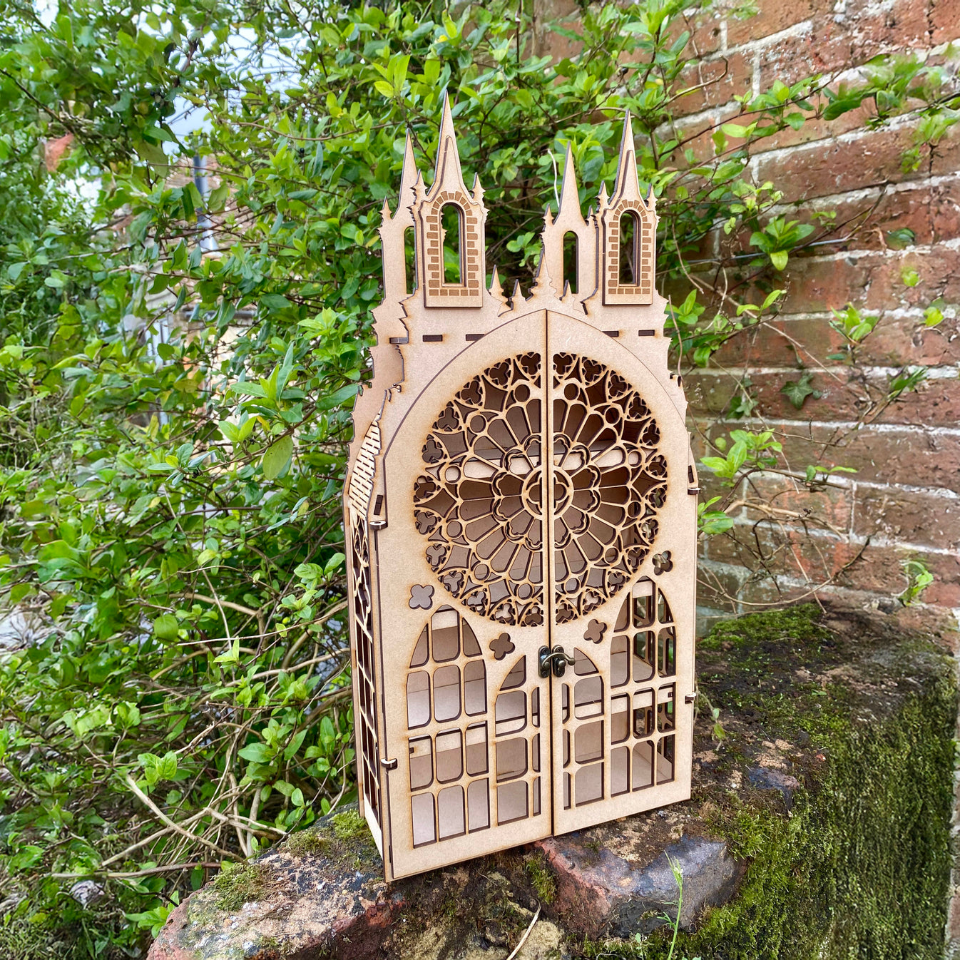Crystal Display Shelf, Castle Shelf, Gothic Display Cabinet, Gothic De ...