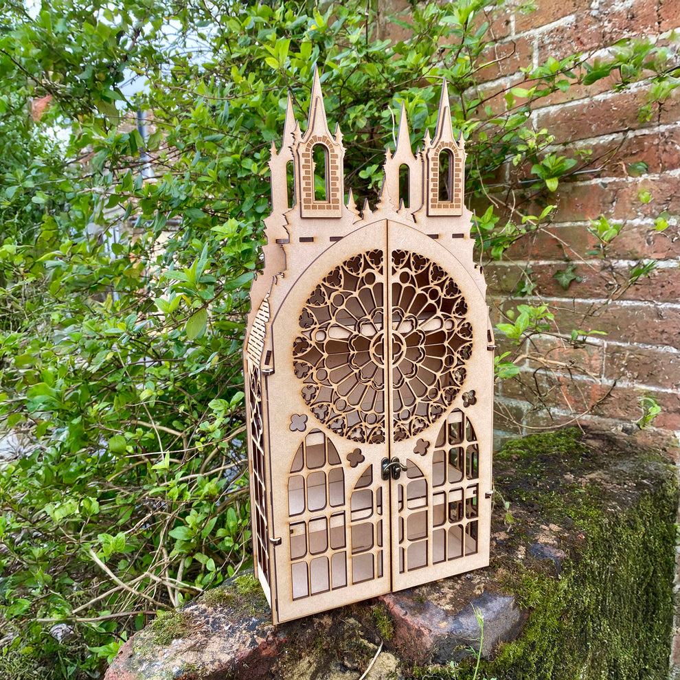 Crystal Display Shelf, Castle Shelf, Gothic Display Cabinet, Gothic De ...
