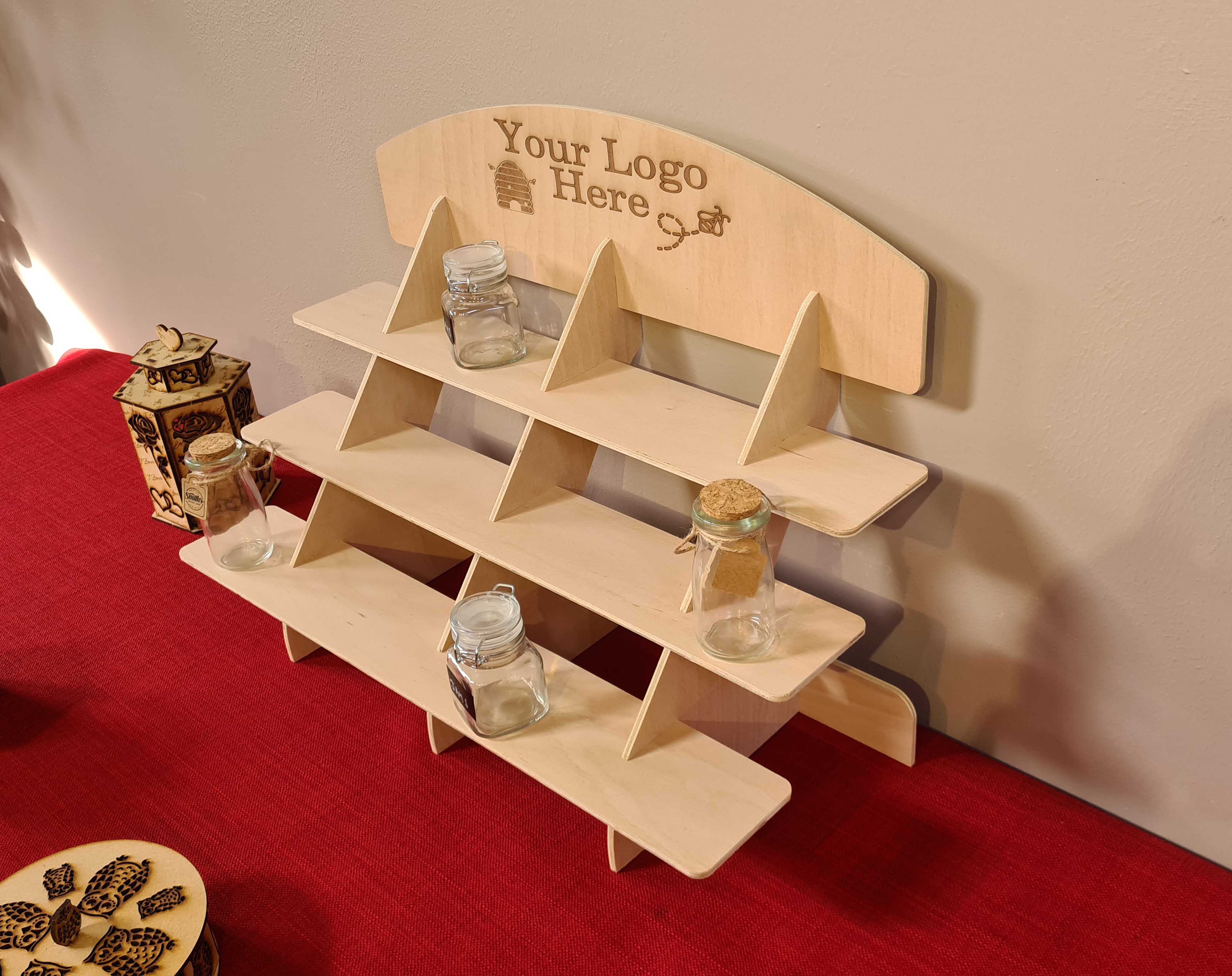 Shop Display/Craft Stands Wide 3 Tier 6mm Ply – KraftopiaUk