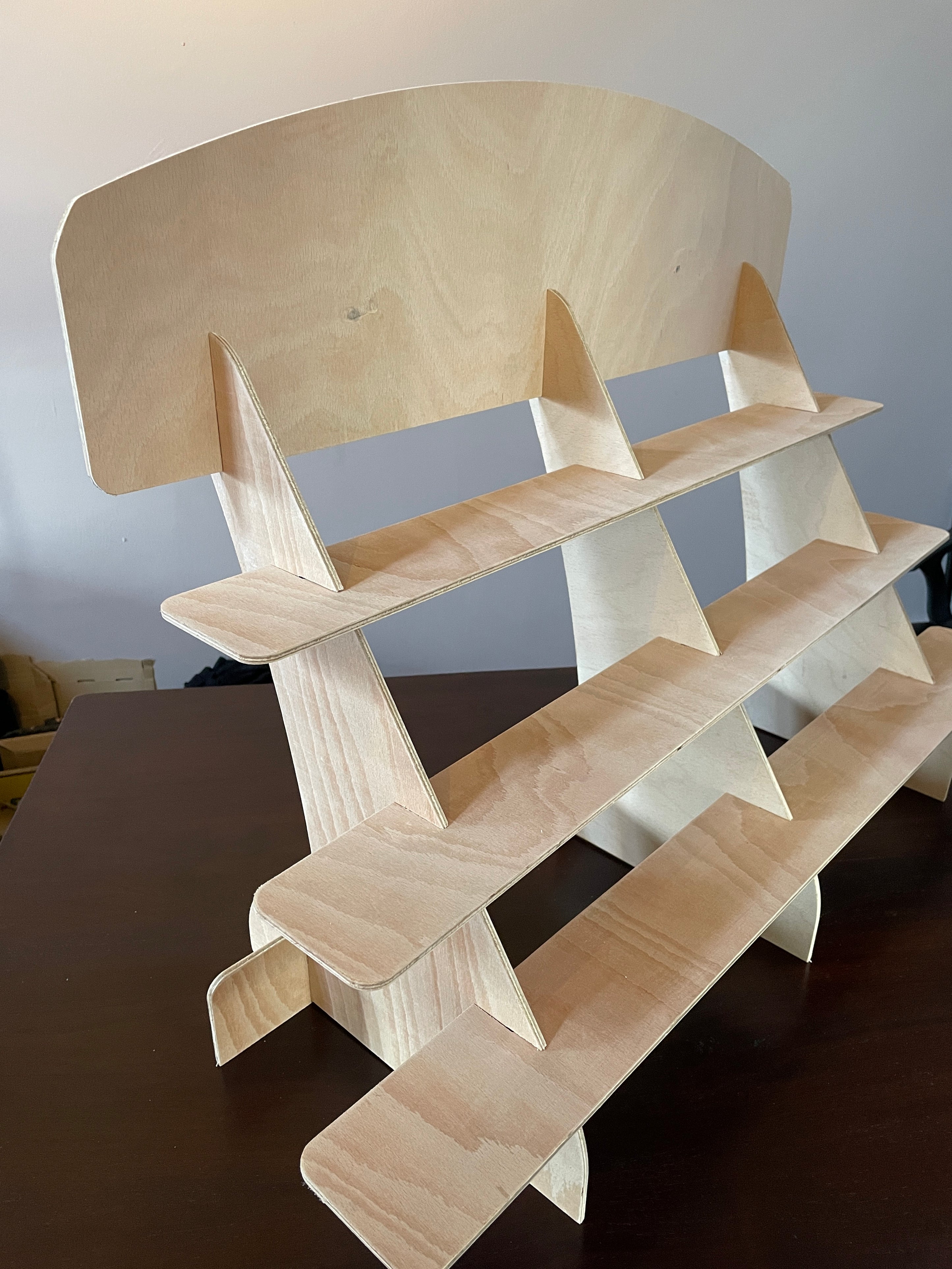 Shop Display/Craft Stands Wide 3 Tier 6mm Ply – KraftopiaUk