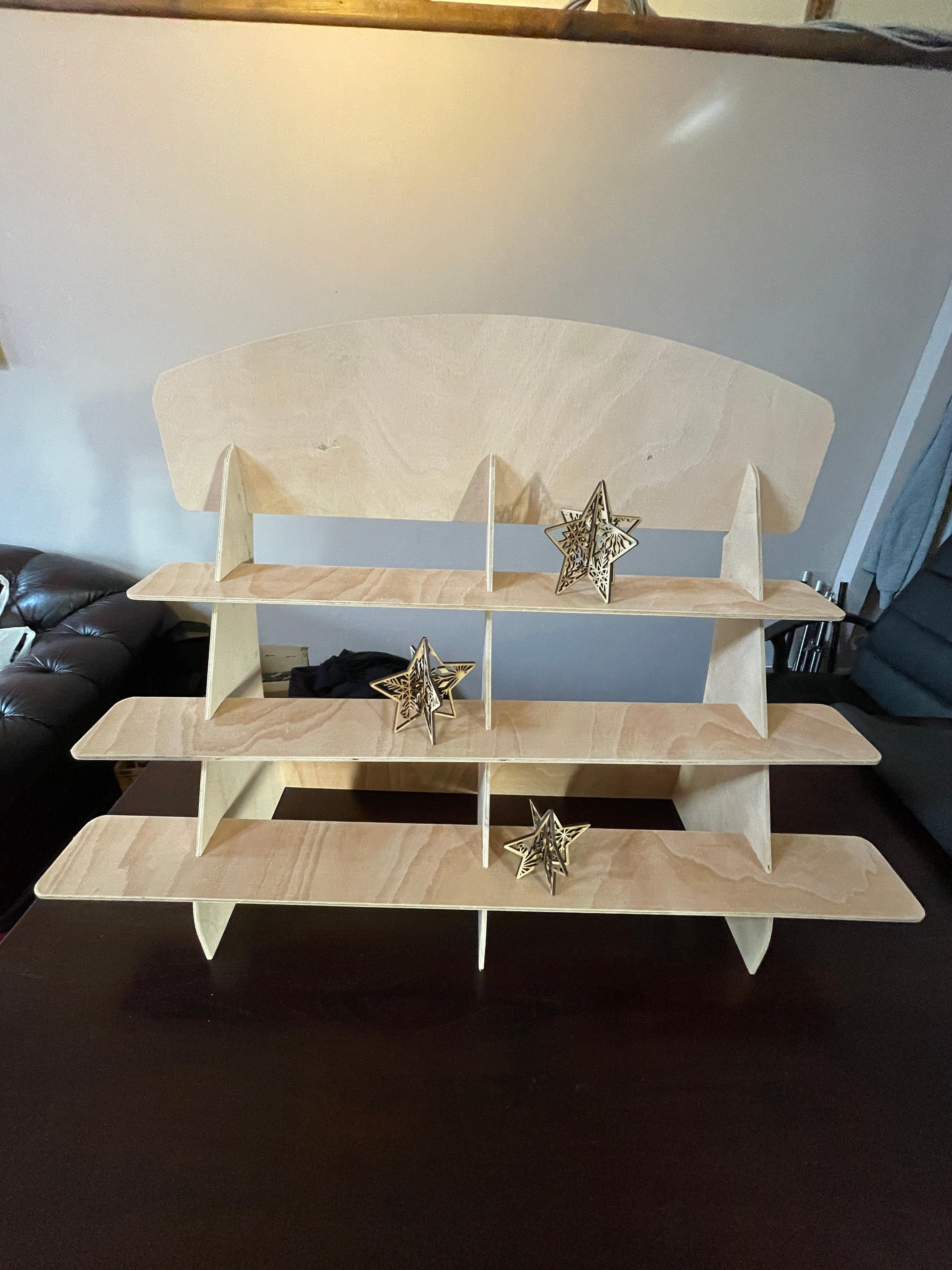 Shop Display/Craft Stands Wide 3 Tier 6mm Ply – KraftopiaUk